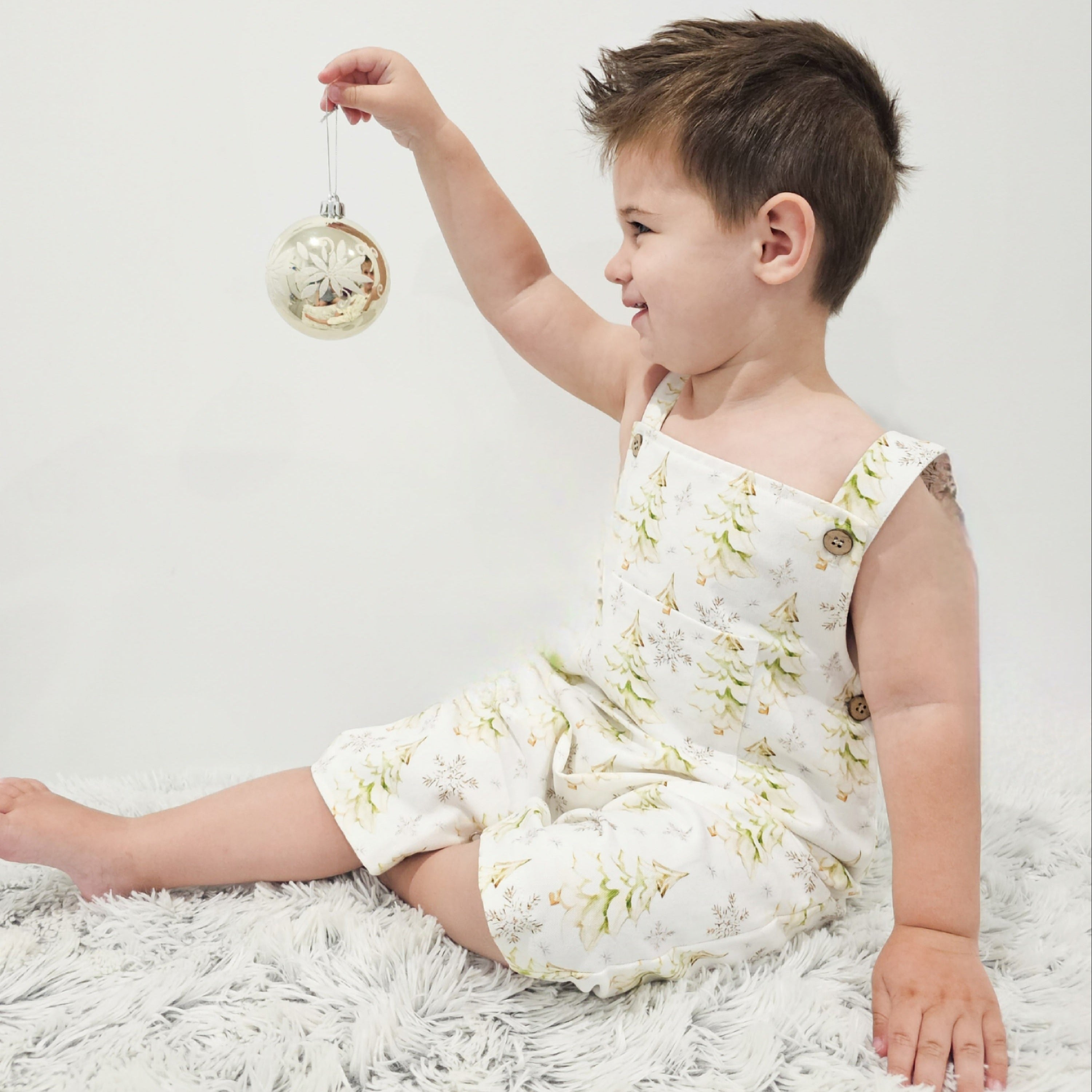 Christmas Overalls – Messy Magic by Jess