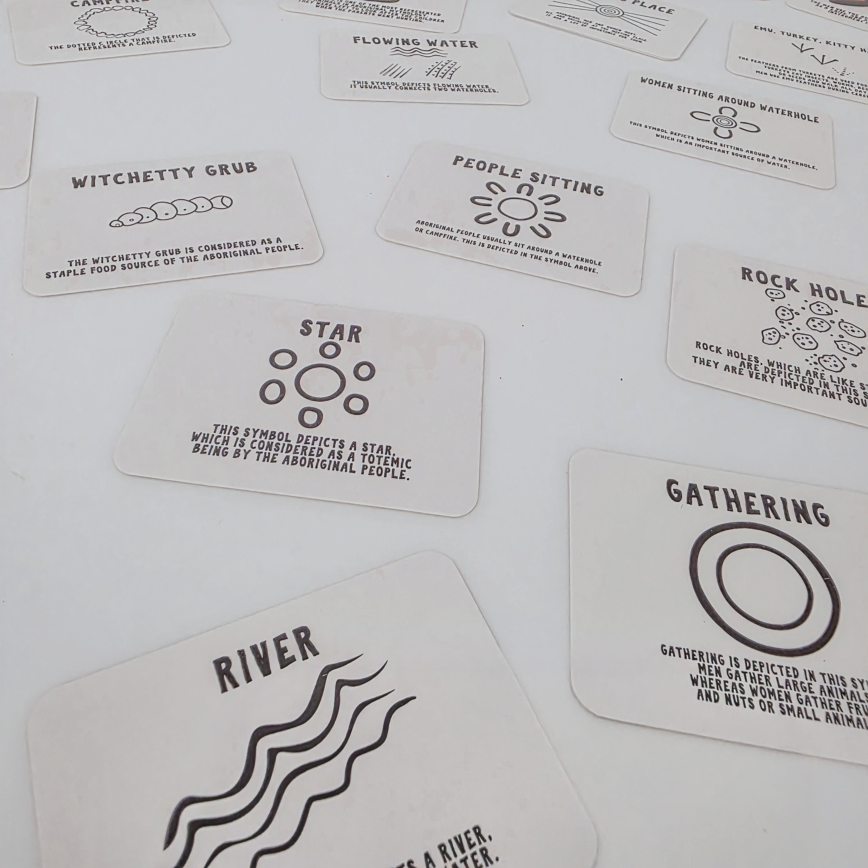 PREORDER - Aboriginal Symbol Cards – Messy Magic by Jess